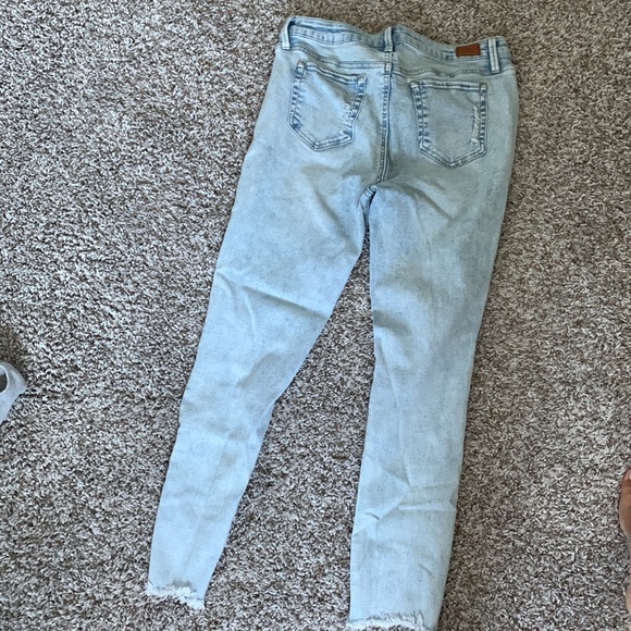Jeans | Light Blue Denim Ripped Jeans | Poshmark